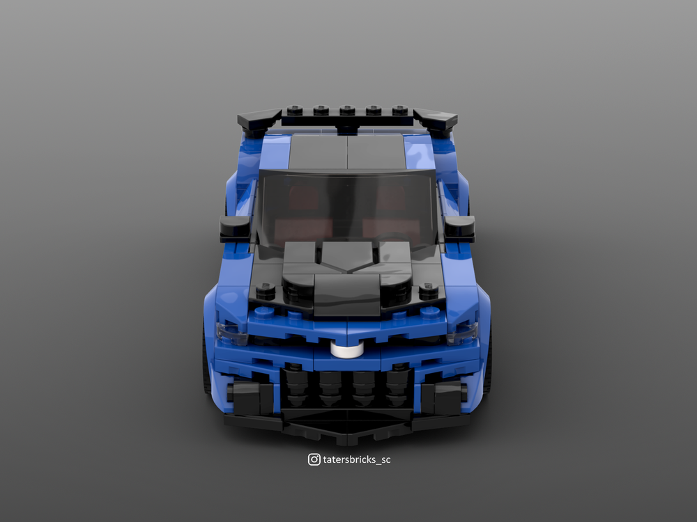 Lego Moc Chevrolet Camaro Zl1 1le By Taters Rebrickable Build With Lego