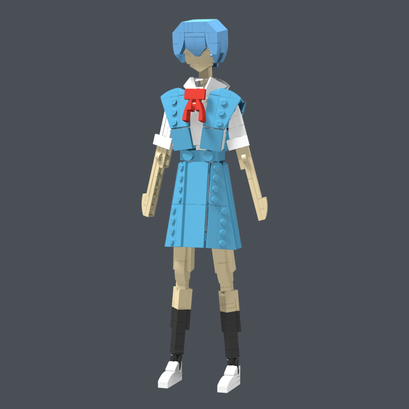 LEGO MOC Ayanami Rei by shyD | Rebrickable - Build with LEGO