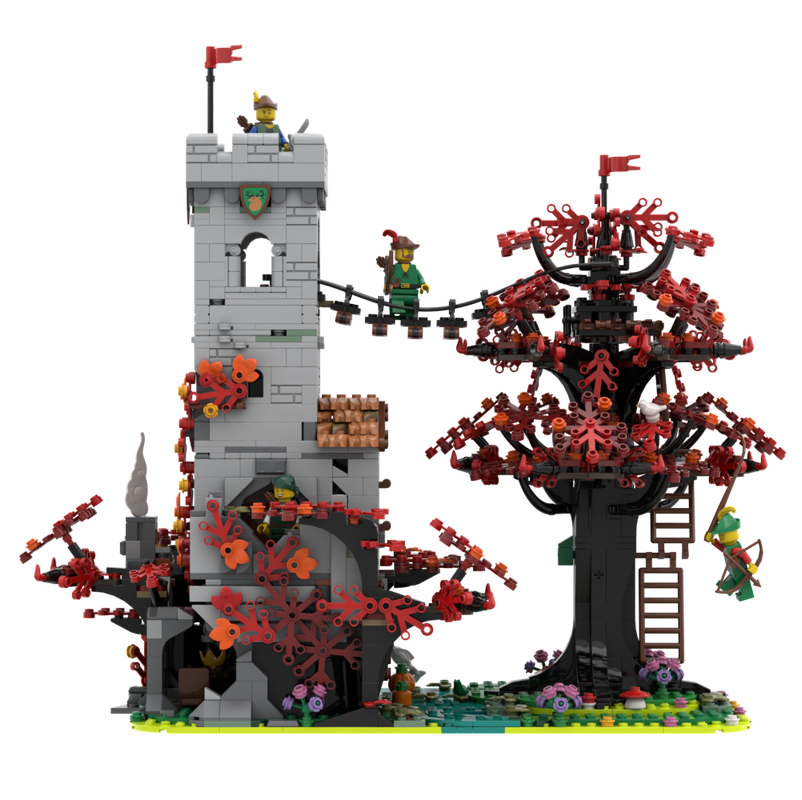 LEGO MOC Forestmen's Crossing - Castle 21346 Modification by Dream ...