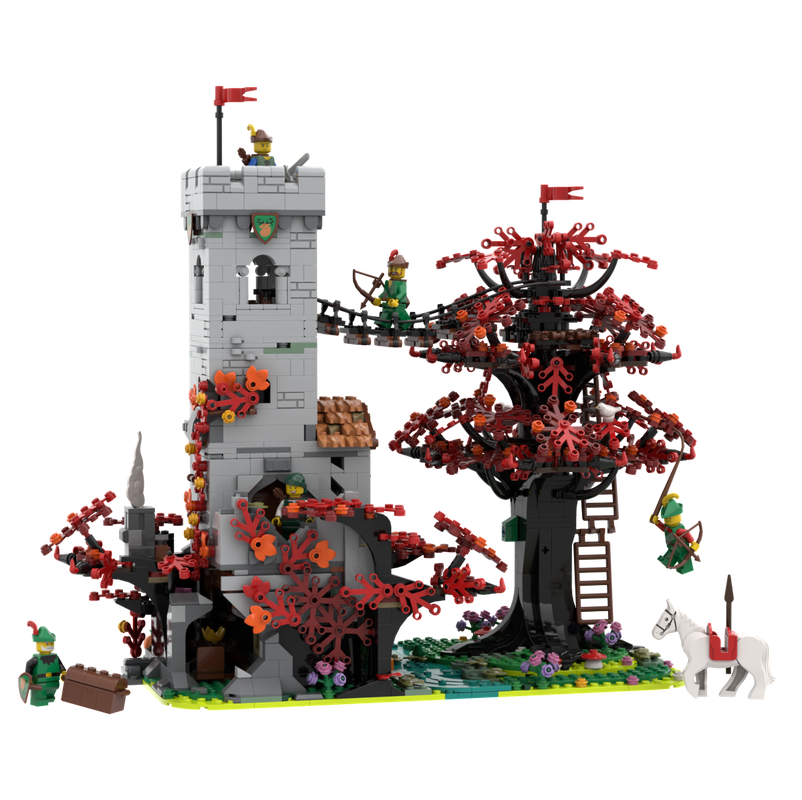 LEGO MOC Forestmen's Crossing - Castle 21346 Modification by Dream ...