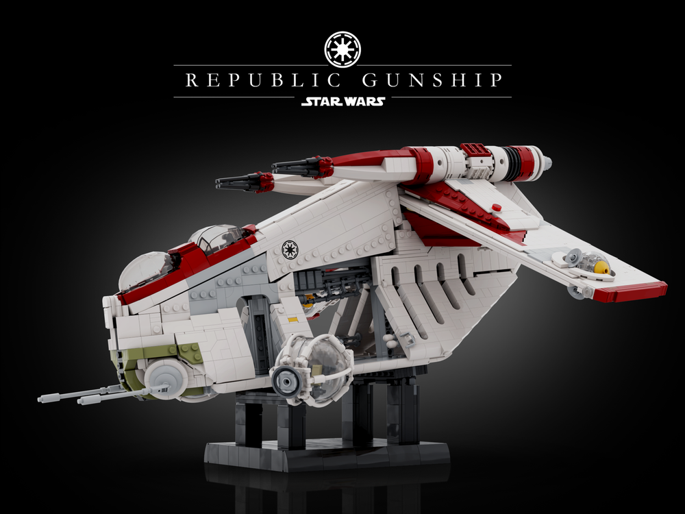 LEGO MOC Republic Gunship by Marius2002 | Rebrickable - Build with LEGO