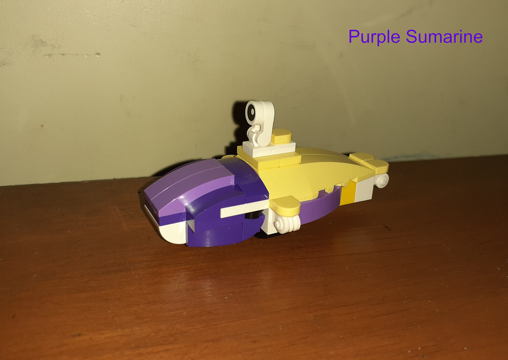 LEGO MOC Purple Submarine - alt of 31125-1 by ChzHd | Rebrickable ...