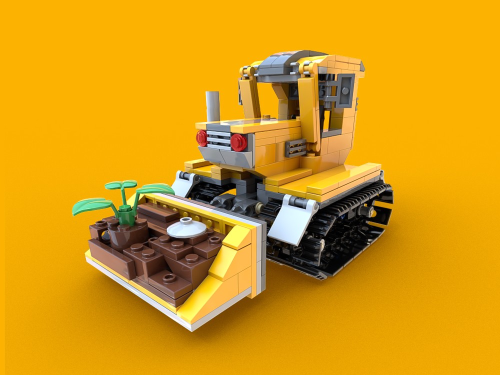 LEGO MOC Bulldozer by vplameniraket | Rebrickable - Build with LEGO