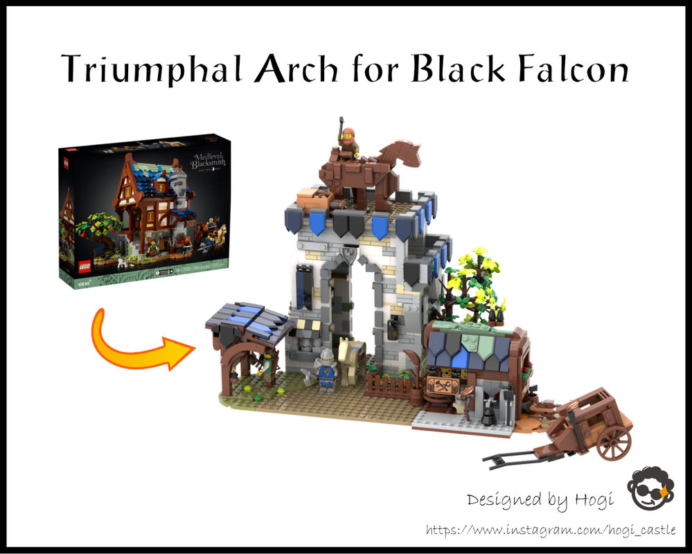 LEGO MOC Triumphal Arch for Black Falcon (21325 Alternate build) by ...