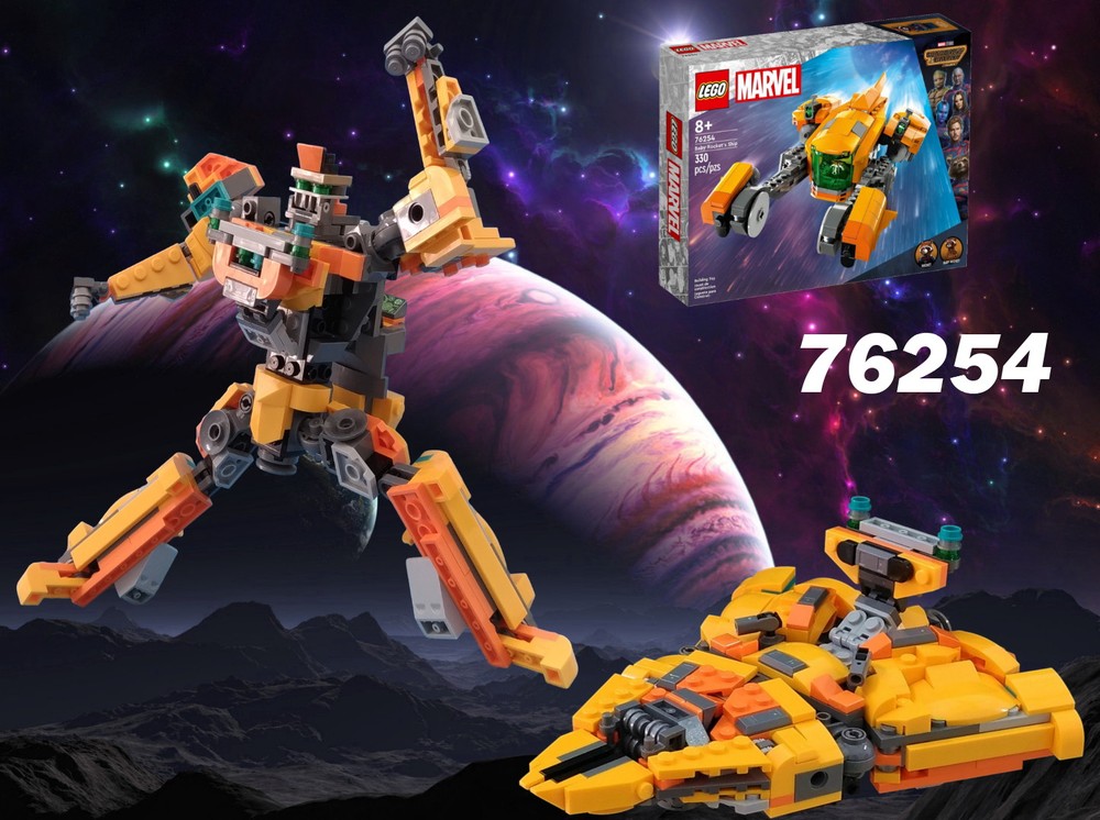 LEGO MOC Transformer Star-Destroyer from LEGO 76254: Baby Rocket's ship ...