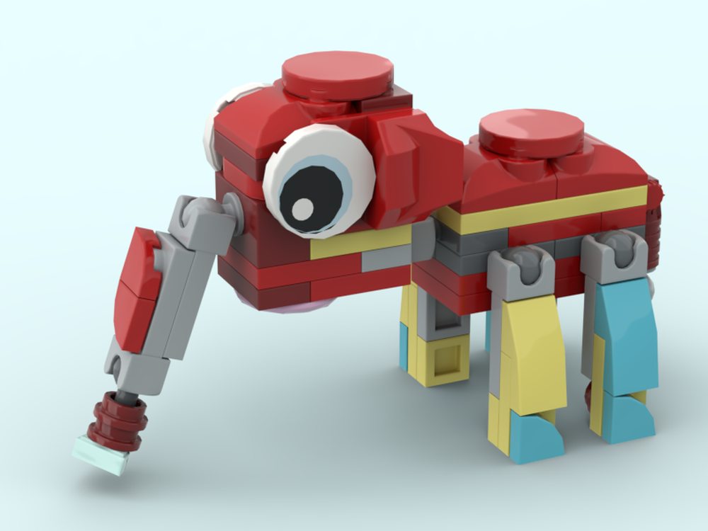 LEGO MOC 31145 Elephant by Pikminfan67 | Rebrickable - Build with LEGO