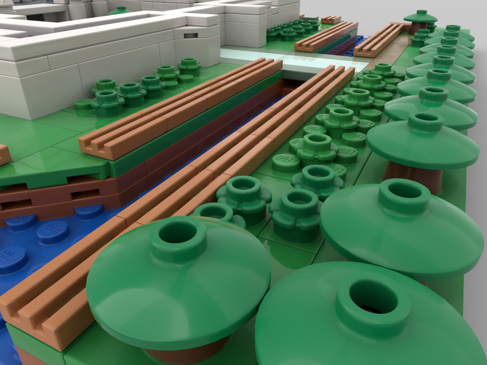 LEGO MOC The Legend of Zelda: A Link to the Past - Hyrule Castle Map by ...