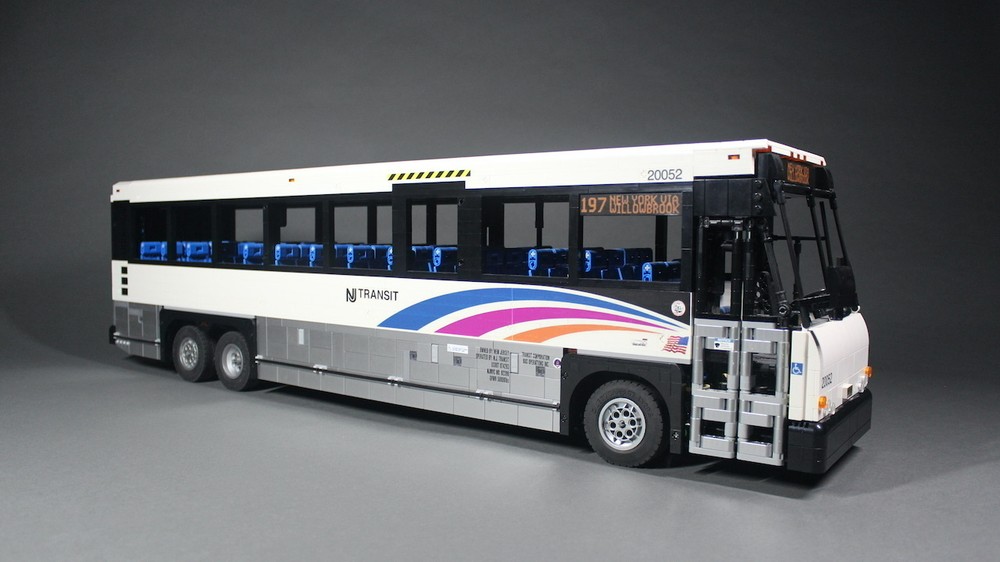LEGO MOC MCI D4500CT Commuter Coach by JLiu15 | Rebrickable - Build ...