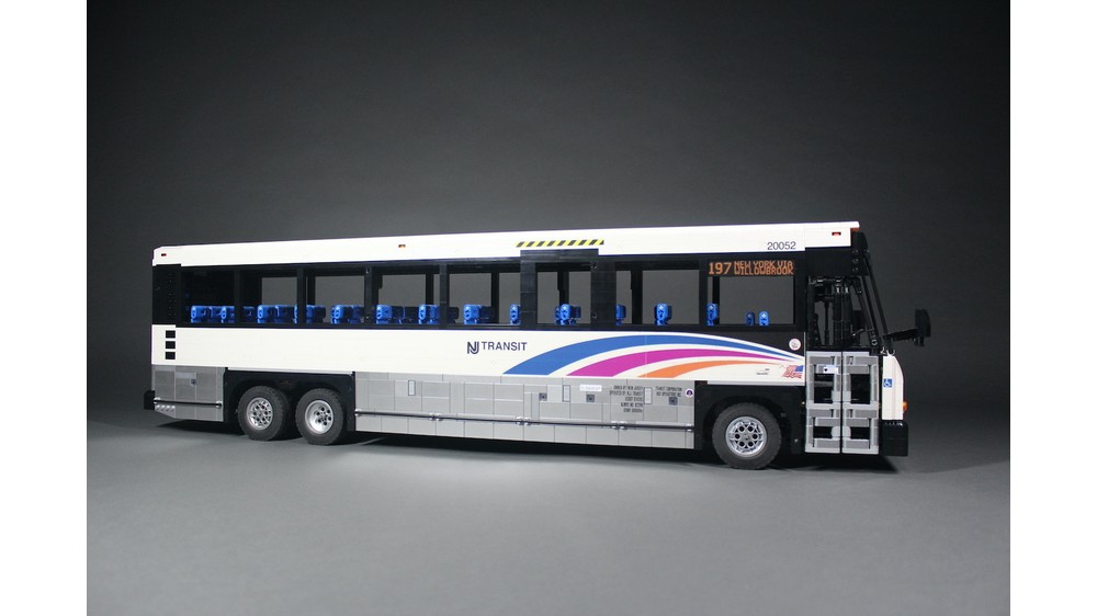 LEGO MOC MCI D4500CT Commuter Coach by JLiu15 | Rebrickable - Build ...