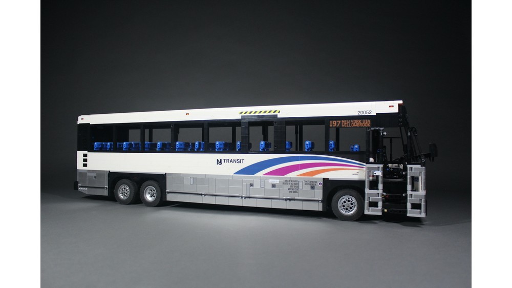LEGO MOC MCI D4500CT Commuter Coach by JLiu15 | Rebrickable - Build ...