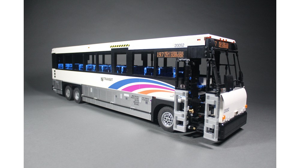 LEGO MOC MCI D4500CT Commuter Coach by JLiu15 | Rebrickable - Build ...