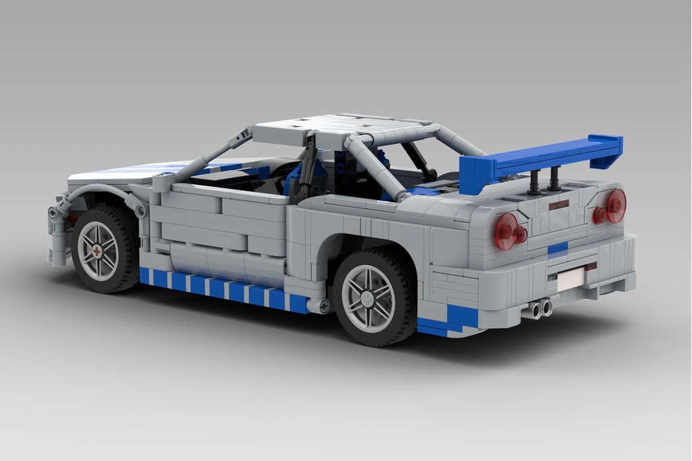 LEGO MOC Nissan Skyline R34 (1:15) 2 Fast 2 Furious by Artemy Zotov ...