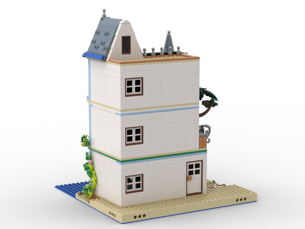 LEGO MOC Beach Castle Bed & Breakfast - Modular and MILS Compatible by ...