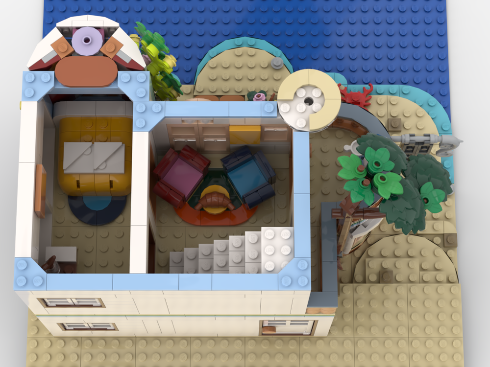 LEGO MOC Beach Castle Bed & Breakfast - Modular and MILS Compatible by ...