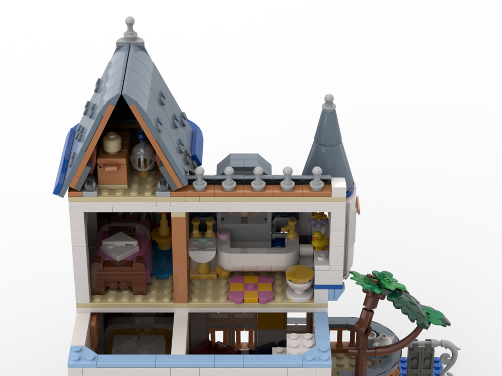 LEGO MOC Beach Castle Bed & Breakfast - Modular and MILS Compatible by ...