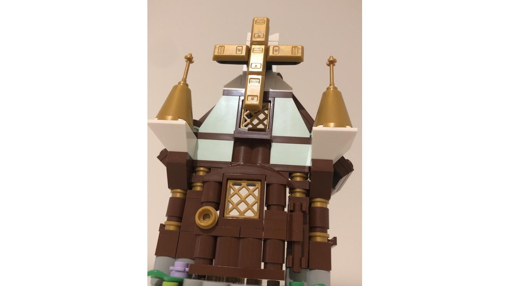 Lego Moc Medieval Chapel By Millenniumdice Rebrickable Build With Lego