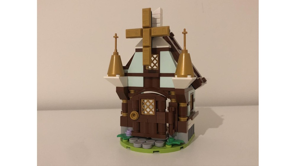 Lego Moc Medieval Chapel By Millenniumdice Rebrickable Build With Lego
