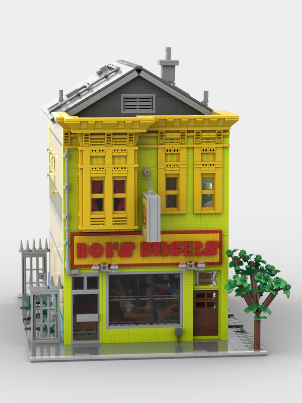 LEGO MOC Bob's Burgers house by Matyo | Rebrickable - Build with LEGO