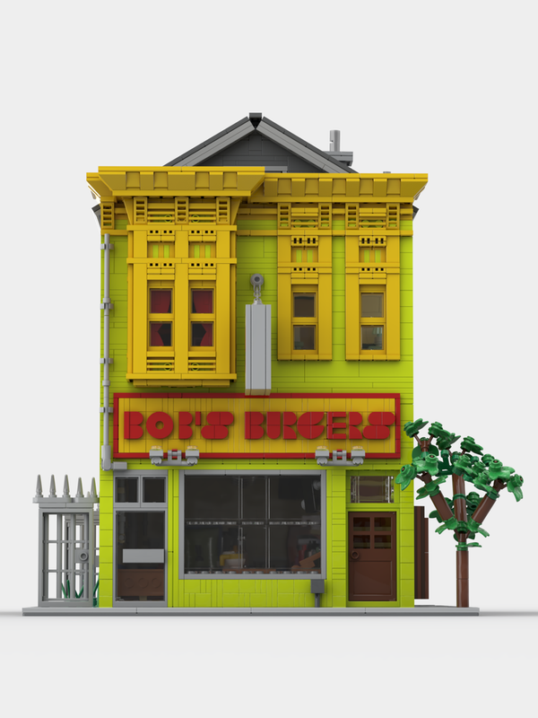 LEGO MOC Bob's Burgers house by Matyo | Rebrickable - Build with LEGO