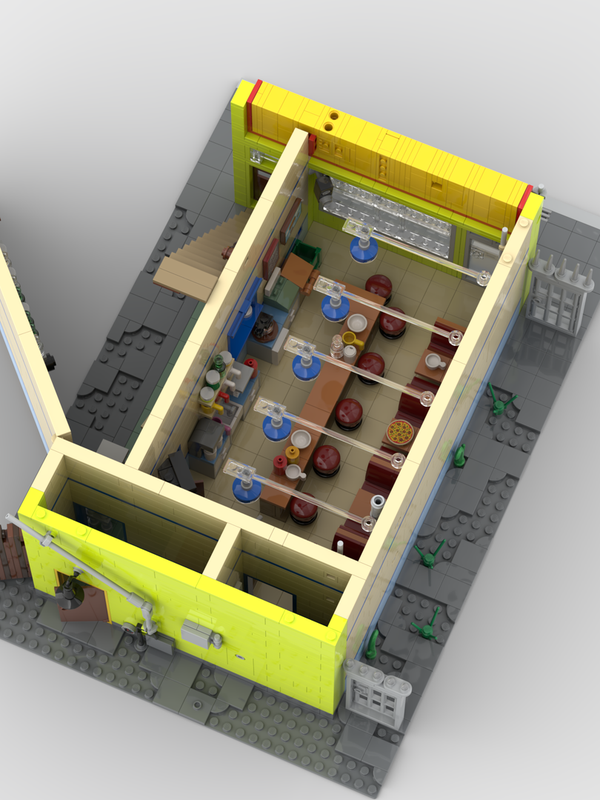 LEGO MOC Bob's Burgers house by Matyo | Rebrickable - Build with LEGO