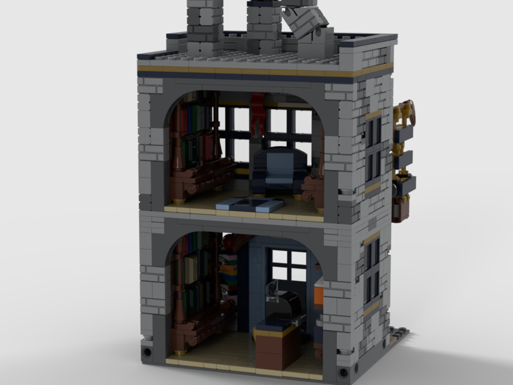 LEGO MOC-186067 Whizzhard Books - Diagon Alley by Robbo888 ...