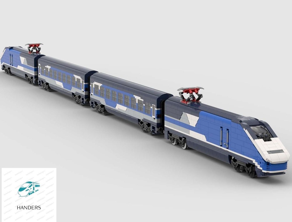 LEGO MOC-186072 Adriatic Intercity Train by Handers | Rebrickable ...