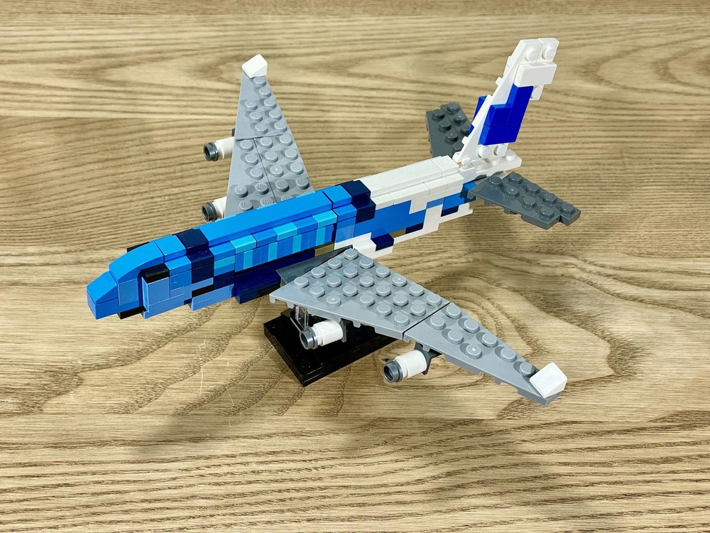 LEGO MOC Airbus A380 ANA livery by BrickAgogo | Rebrickable - Build ...