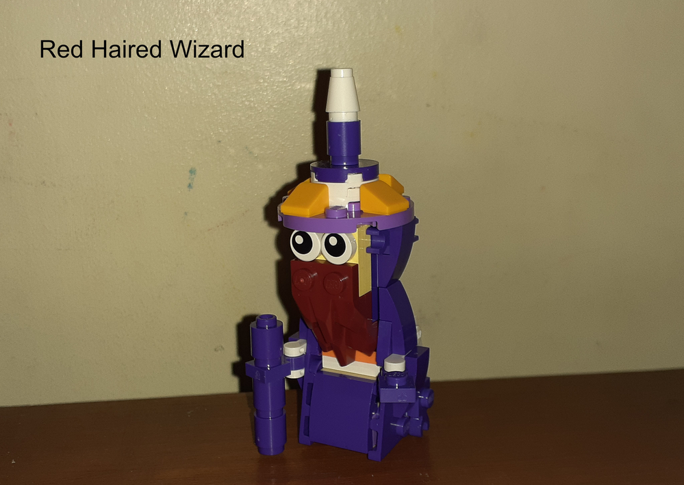 LEGO MOC Red Haired Wizard - alt of 31125-1 by ChzHd | Rebrickable ...
