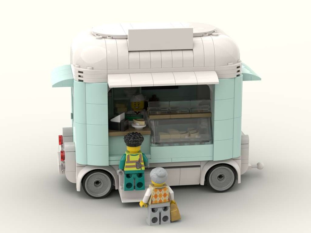 LEGO MOC French Crepe Food Trailer (La Creperie) - Market Stall Series ...
