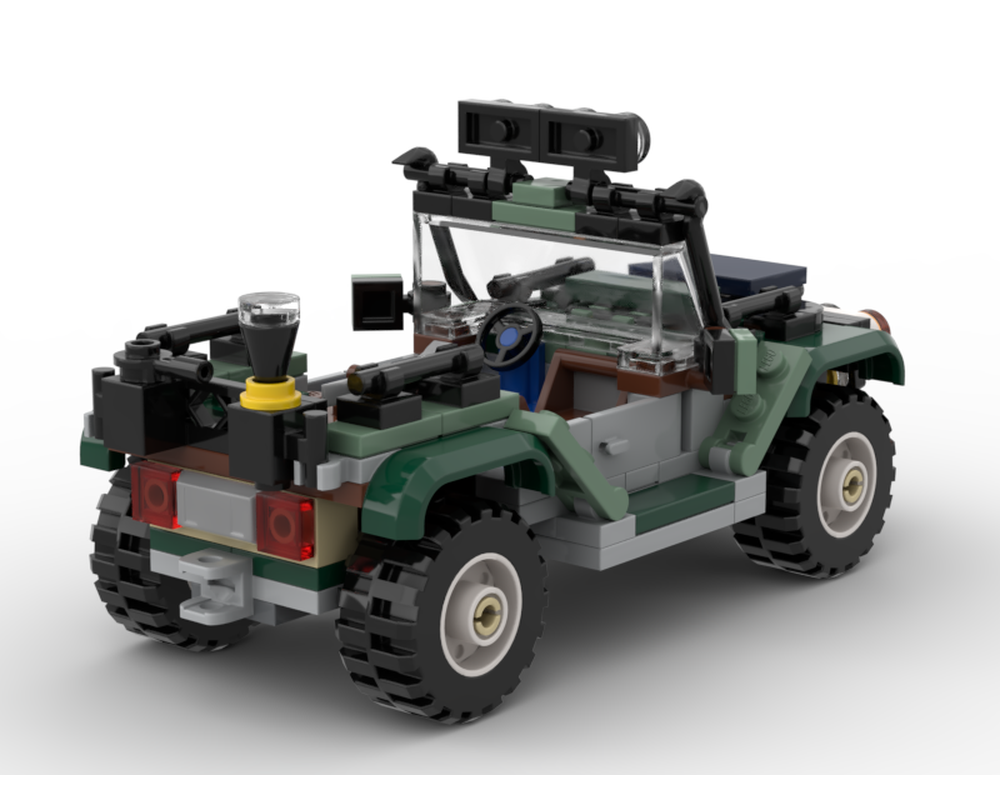 LEGO MOC 75935 8-studs-wide Jeep from Legend of Isla Nublar MOD by ...