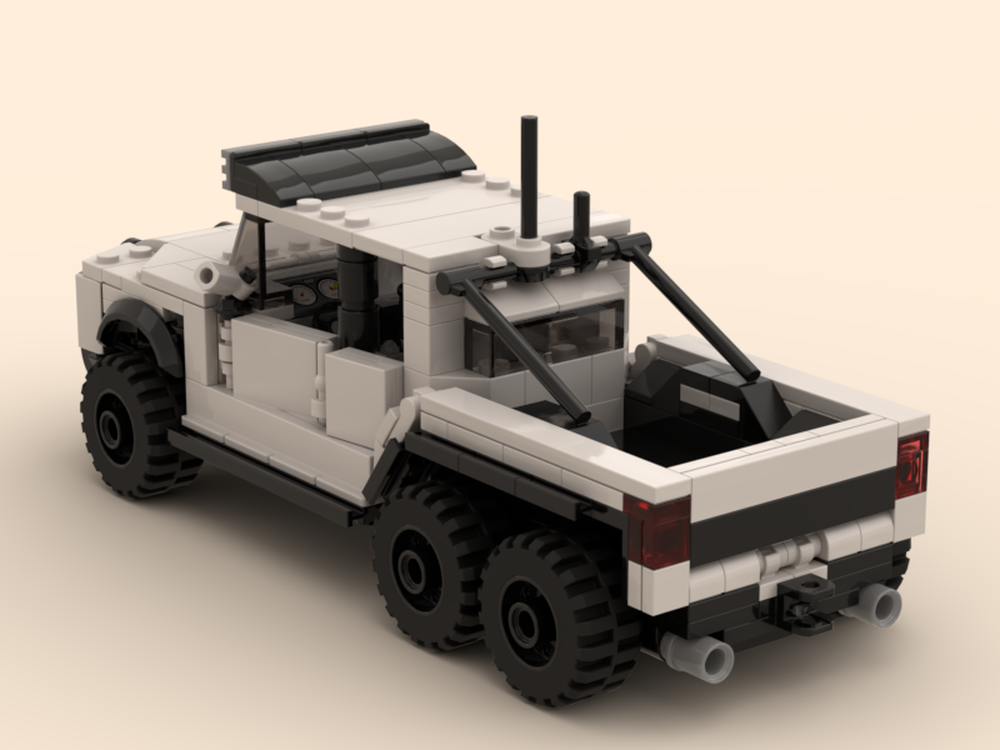 LEGO MOC Hennessey Velociraptor 6x6 by Xayabricks | Rebrickable - Build ...