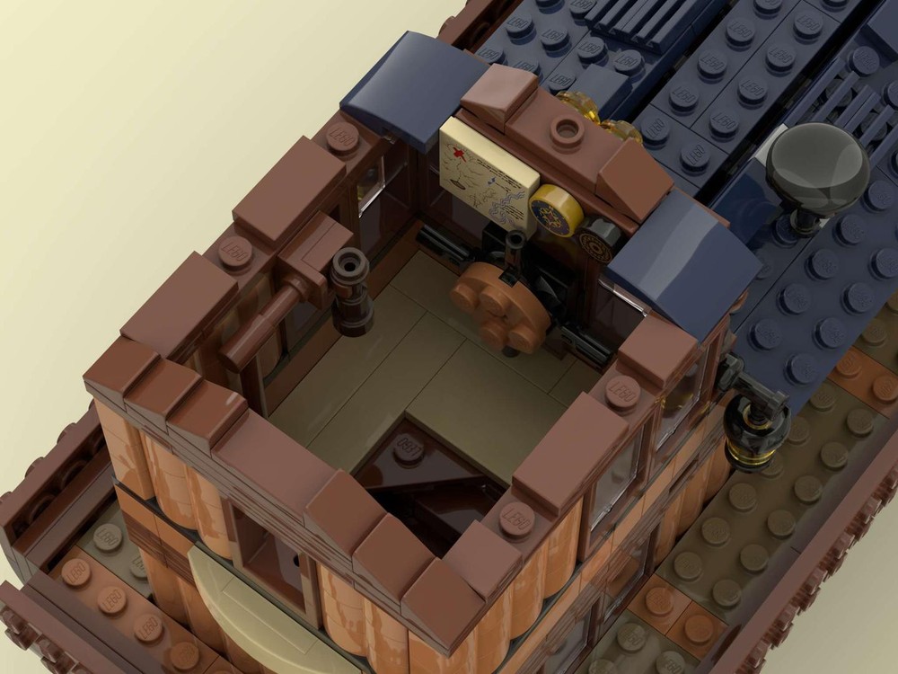LEGO MOC Barge on the canal by Niouls | Rebrickable - Build with LEGO