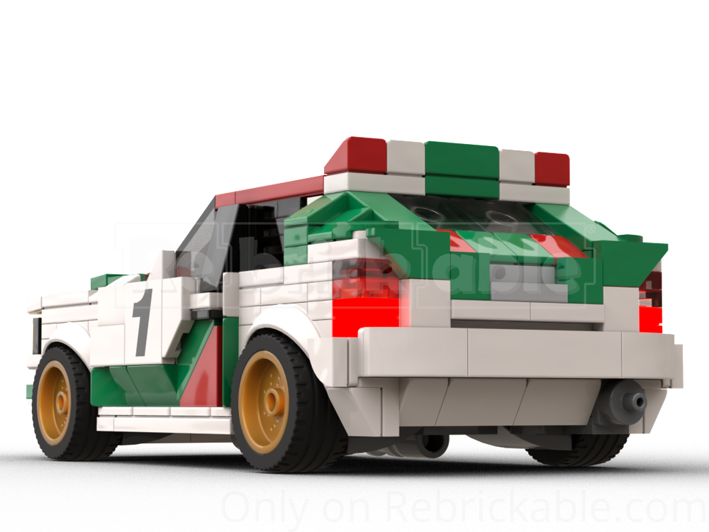 LEGO MOC Lancia Delta-ALITALIA Special Edition (HF INTEGRALE series) by ...