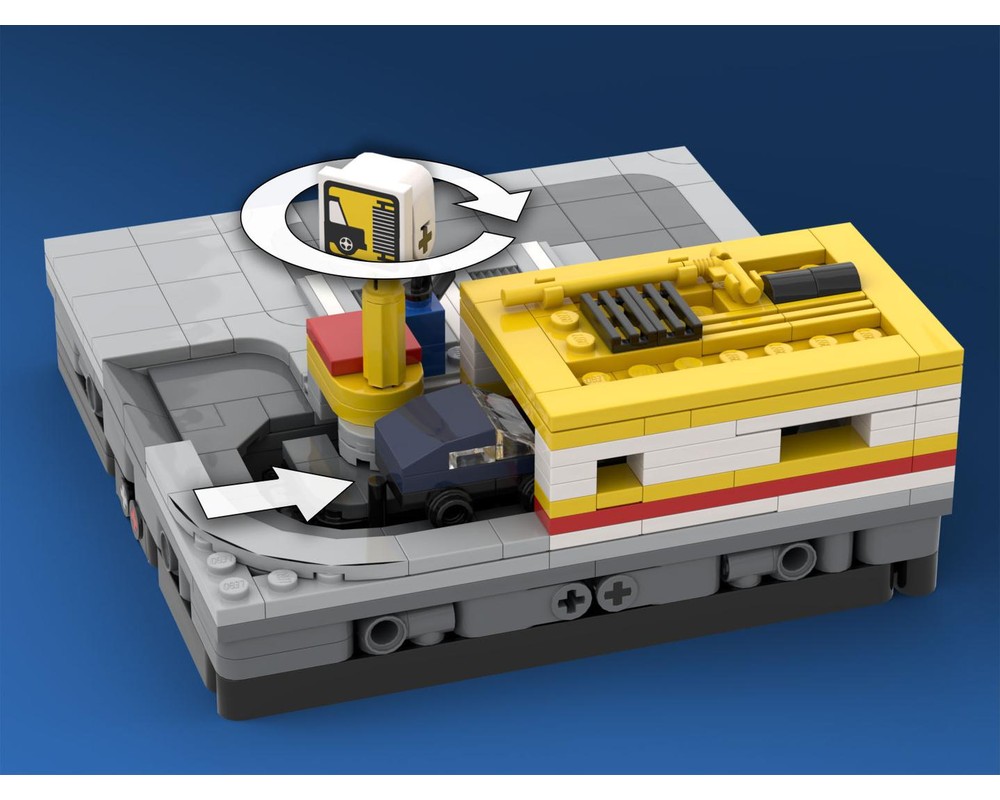 LEGO MOC Mobile City Car Wash Playset by brickotronic | Rebrickable ...