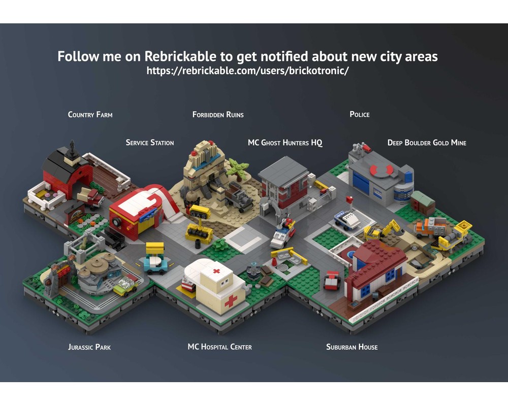 LEGO MOC Mobile City Car Wash Playset by brickotronic | Rebrickable ...