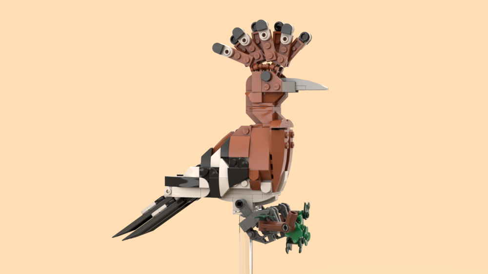 LEGO MOC Hoopoe by OwlClicker | Rebrickable - Build with LEGO