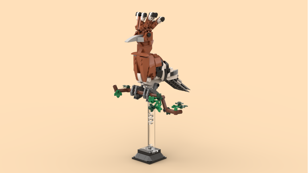 LEGO MOC Hoopoe by OwlClicker | Rebrickable - Build with LEGO