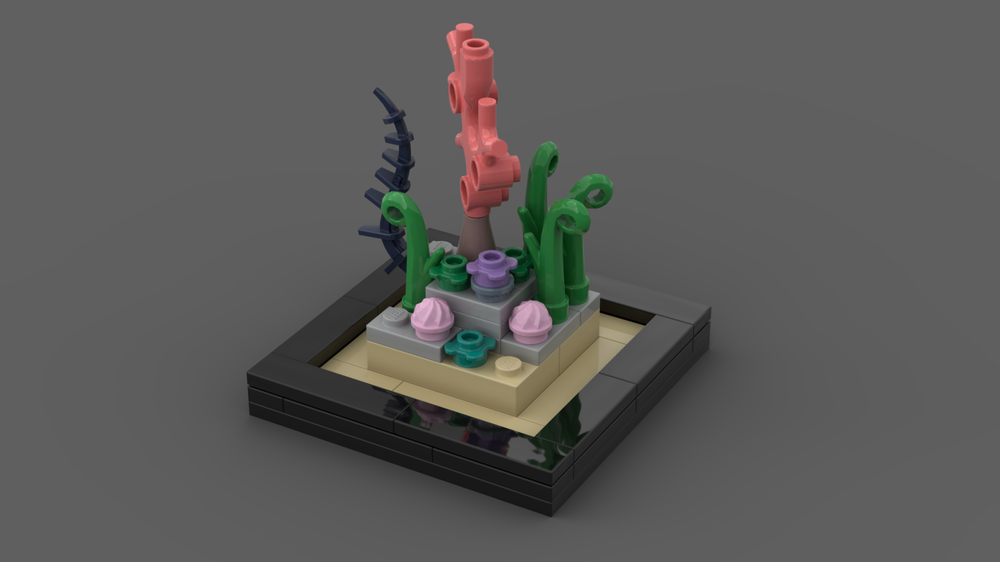 LEGO MOC Mini Coral Reef by LMHBricks | Rebrickable - Build with LEGO