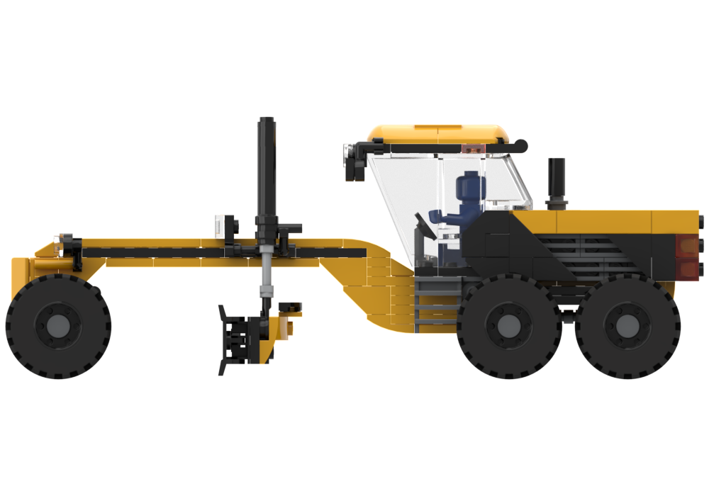LEGO MOC Road Grader by OrchardBuilds | Rebrickable - Build with LEGO