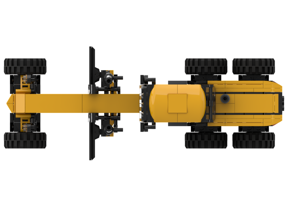 LEGO MOC Road Grader by OrchardBuilds | Rebrickable - Build with LEGO