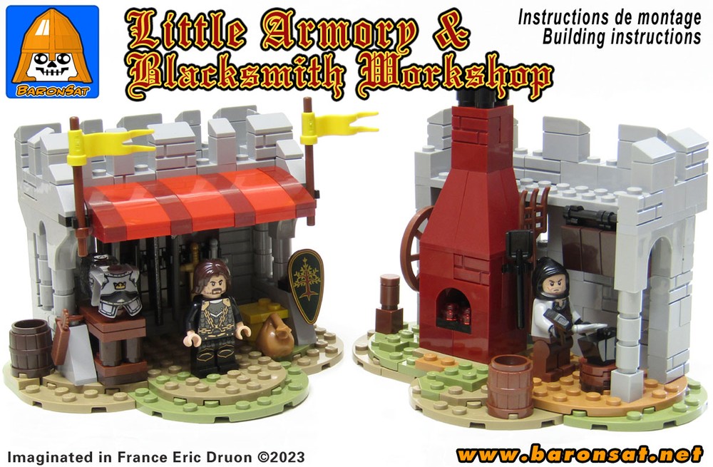 LEGO MOC RB Armory Shop & Blacksmith Workshop 2 moc models. by BaronSat ...