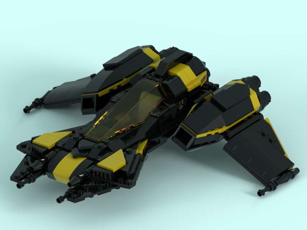 LEGO MOC Blacktron Heavy Fighter by JamesSpookie | Rebrickable - Build ...