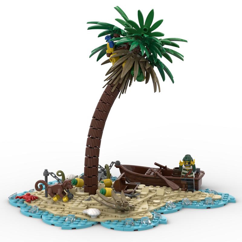 LEGO MOC No Treasure Island by homealone | Rebrickable - Build with LEGO