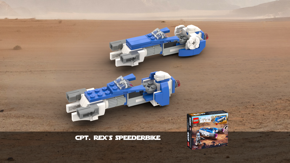 LEGO MOC Cpt. Rex's Speederbike - 75391 alternative by zsoltom ...