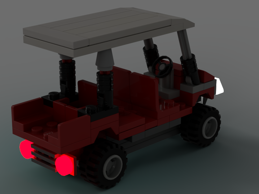 LEGO MOC Custom Golf Cart by N_LegoGarage | Rebrickable - Build with LEGO