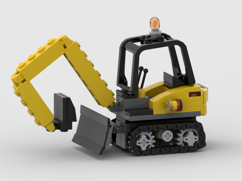LEGO MOC Mini Excavator by earth_girl | Rebrickable - Build with LEGO