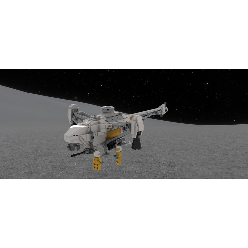 LEGO MOC Dragonfly Gunship by BigSkwigg | Rebrickable - Build with LEGO