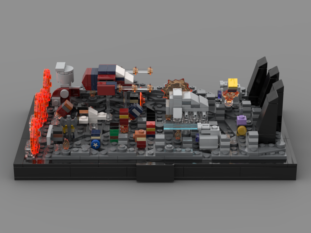 LEGO MOC Avengers: Endgame Battle Diorama by flavorbricks | Rebrickable ...