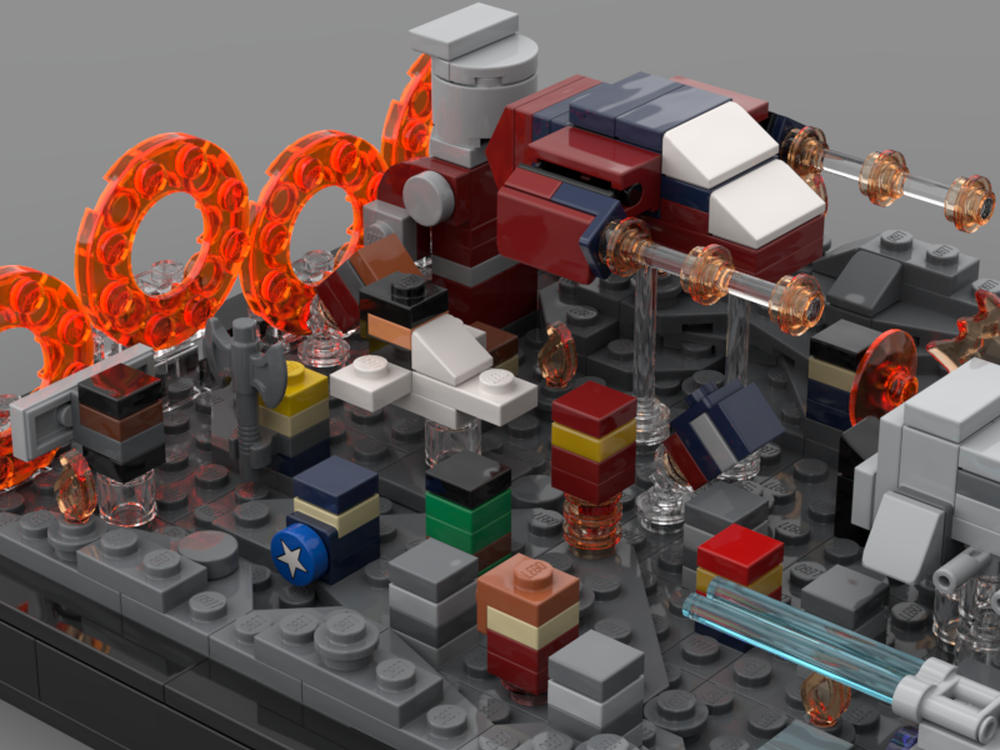 LEGO MOC Avengers: Endgame Battle Diorama by flavorbricks | Rebrickable ...