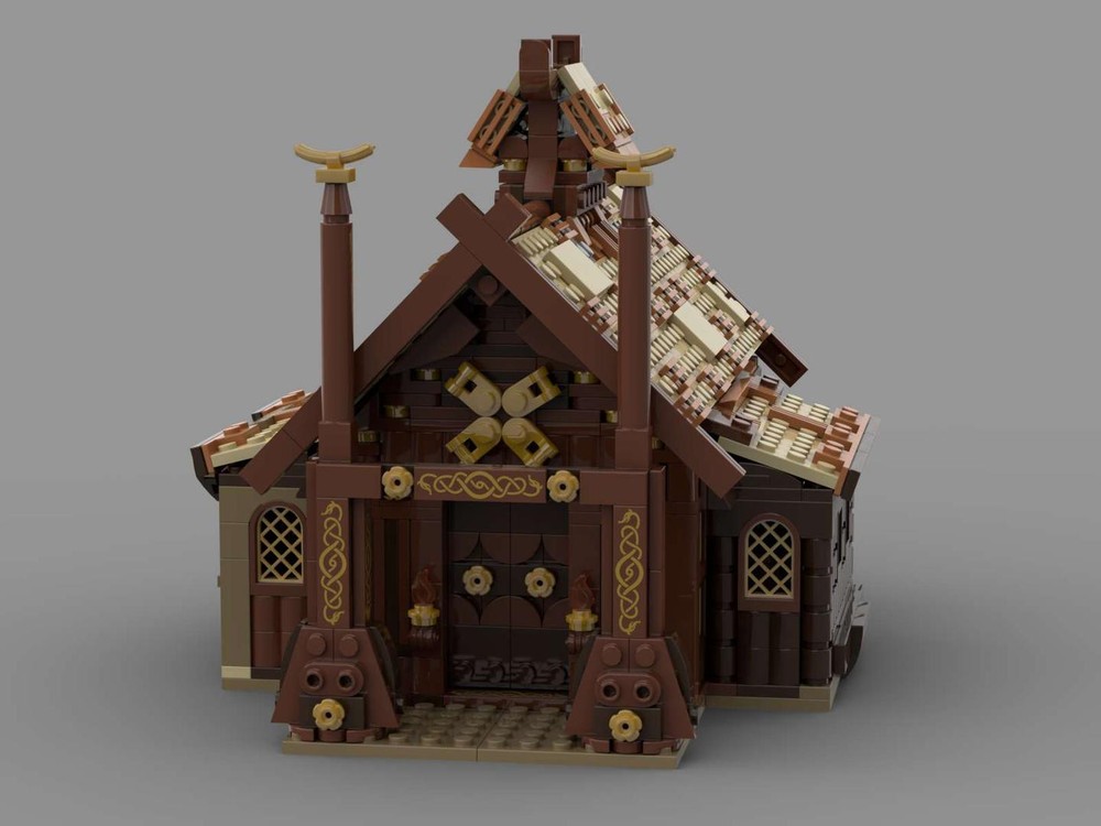 LEGO MOC Meduseld from Lord of The Rings by zxql | Rebrickable - Build ...